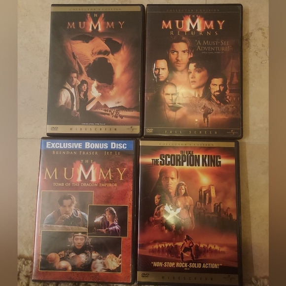 Universal pictures | Media | Lot Of 4 Dvds The Mummy Mummy Returns ...
